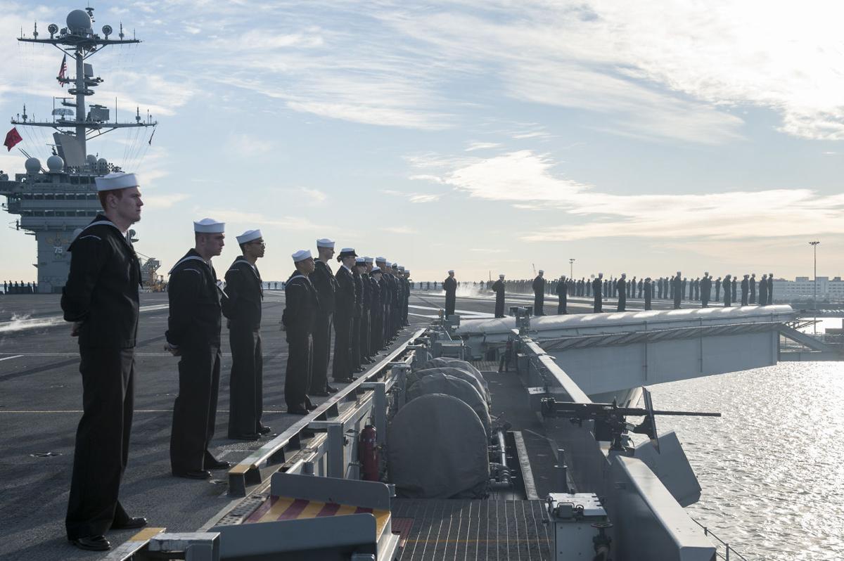 Manning the Rails of the USS Harry S. Truman | Multimedia ...