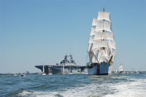 OpSail 2012: U.S. Navy, Coast Guard inspire patriotism, bond ...