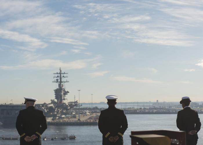 Manning the Rails of the USS Harry S. Truman | Multimedia ...
