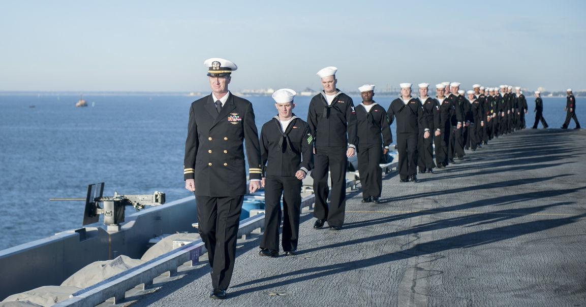 Manning the Rails of the USS Harry S. Truman | Multimedia ...