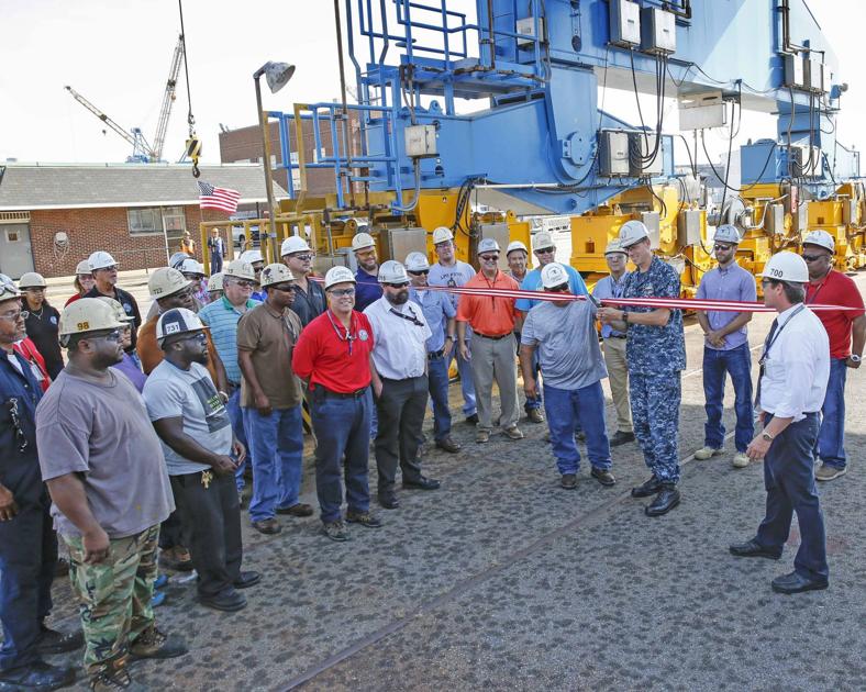 First of 22 crane overhauls completed at Norfolk Naval Shipyard | Top ...