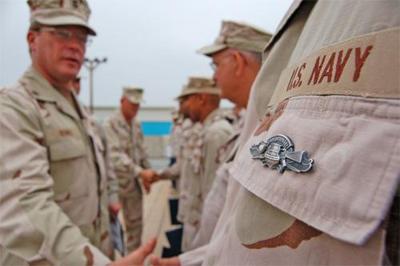 First Navy Cargo Handlers earn EXW Pin | Front Center | militarynews.com