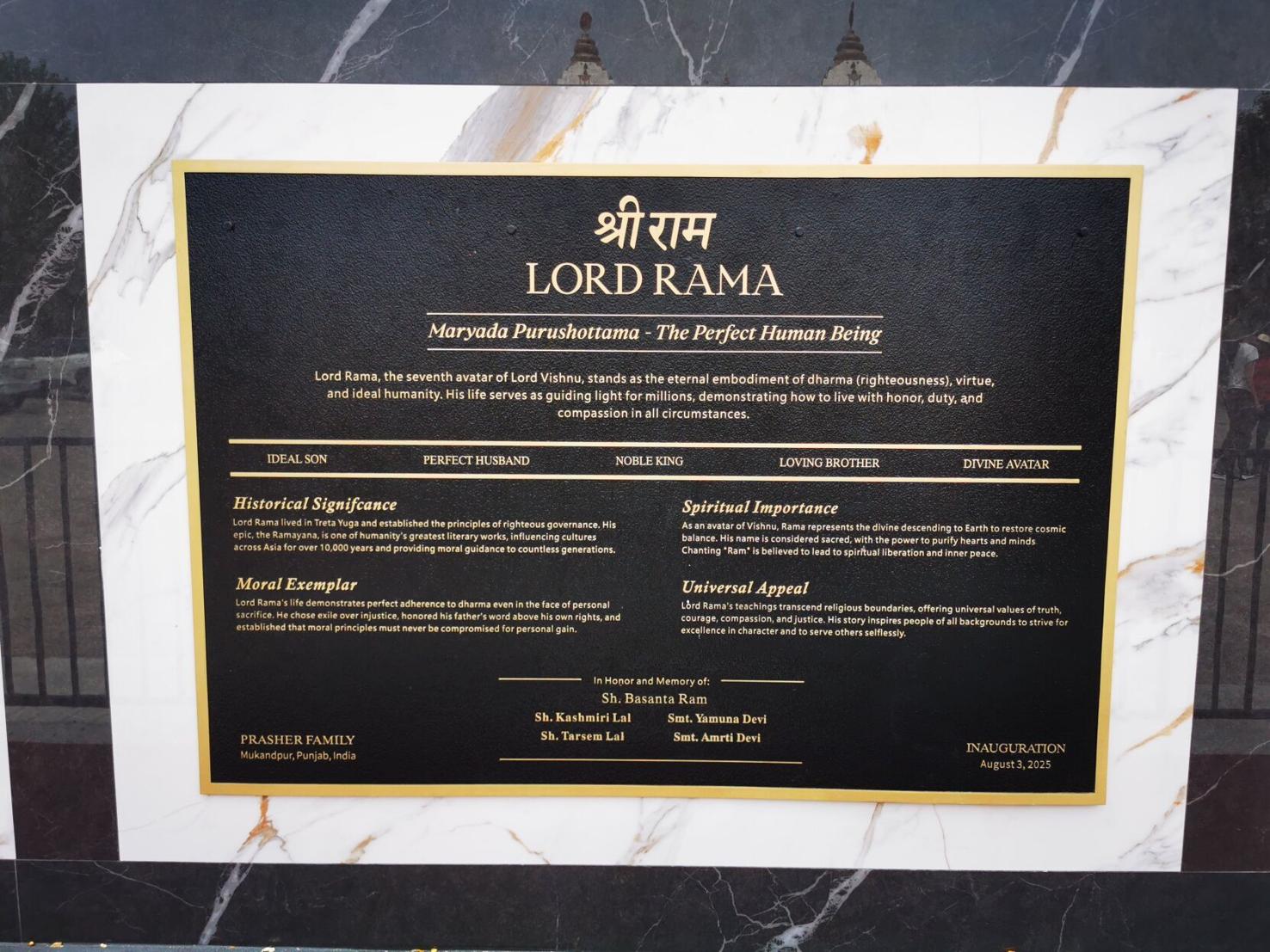 51-foot Ram statue at Mississauga’s Hindu Heritage Centre