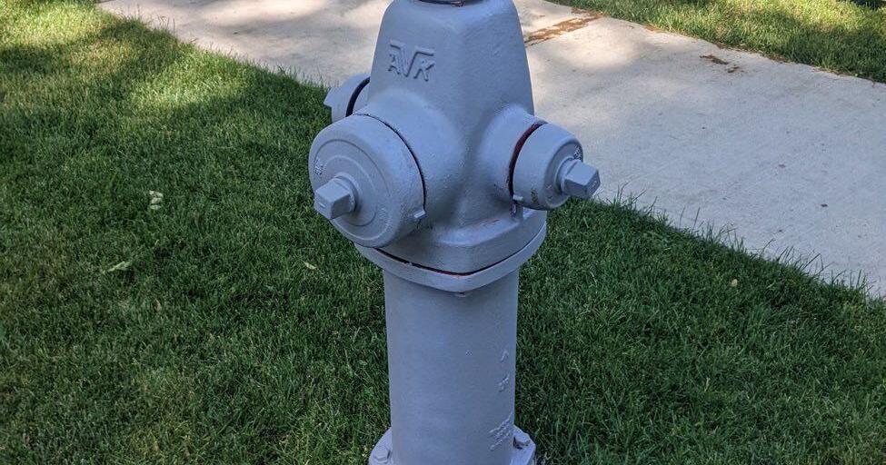 What’s going on here? Grey fire hydrants in Mississauga