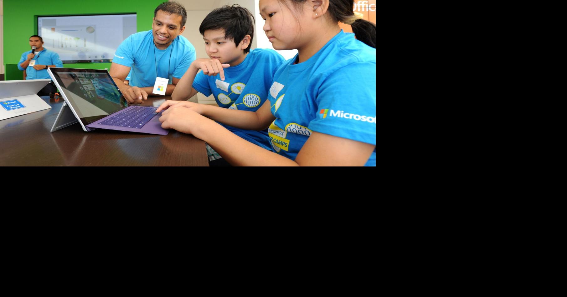 Square One Microsoft Store hosts coding camps for youth