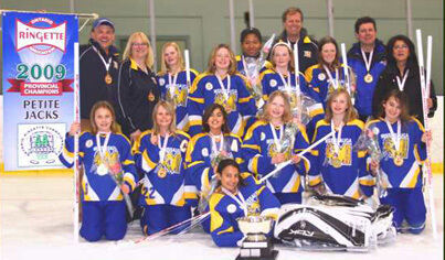 Ringette Mustangs win provincial goal