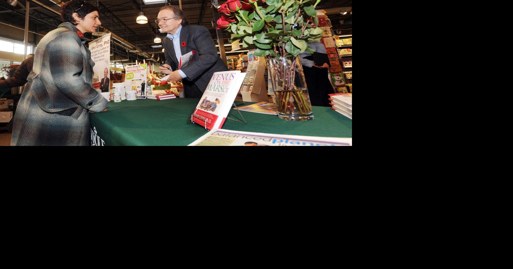 Bestselling author signs books