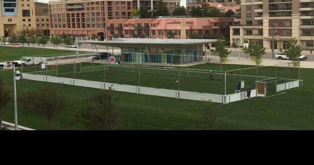 City of Mississauga launches pop-up portable soccer pitch