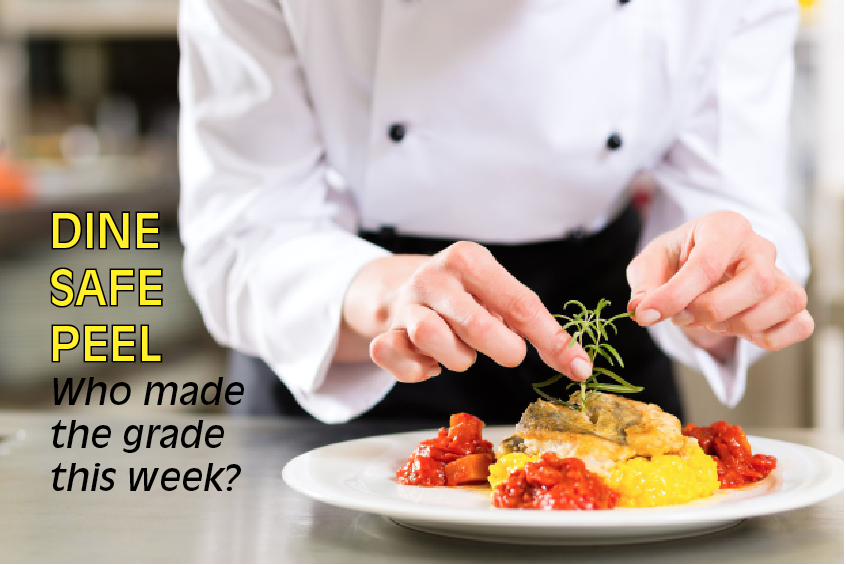 DINE SAFE PEEL: Three restaurants issued conditional passes