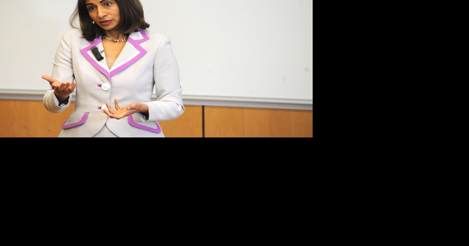 MPP Dipika Damerla dispels some free tuition myths at town hall