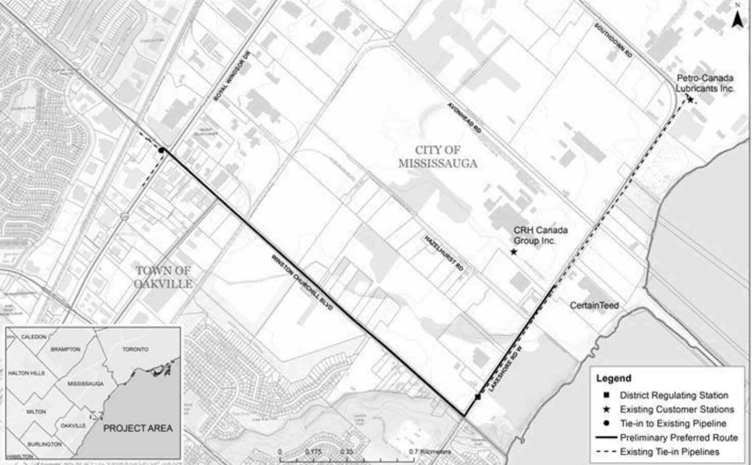 Enbridge wants to build new Mississauga natural gas pipeline