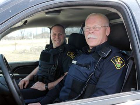 Father and son police duo take one last ride