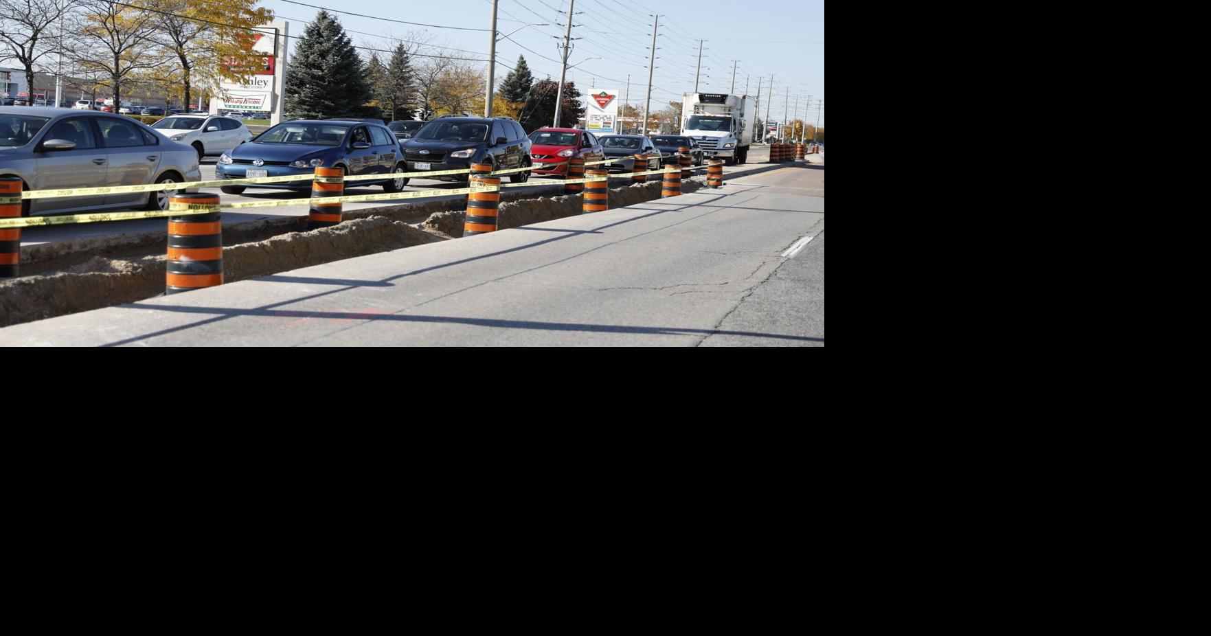 What's going on here? Mavis Road resurfacing in Mississauga