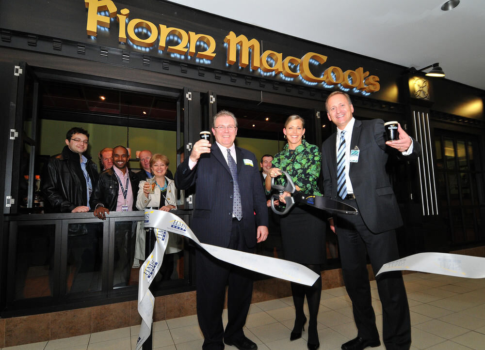 Fionn MacCool’s opens at airport