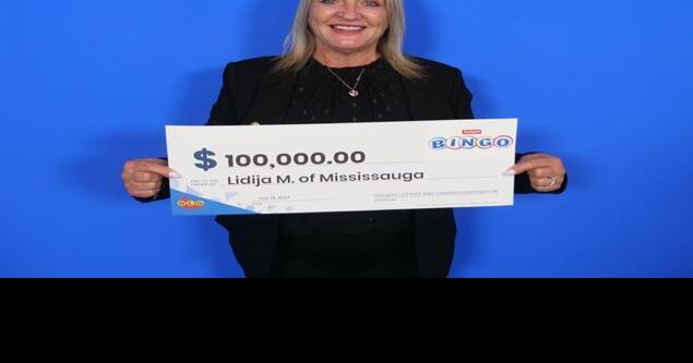 Mississauga woman wins $100K prize with OLG’s Instant Bingo