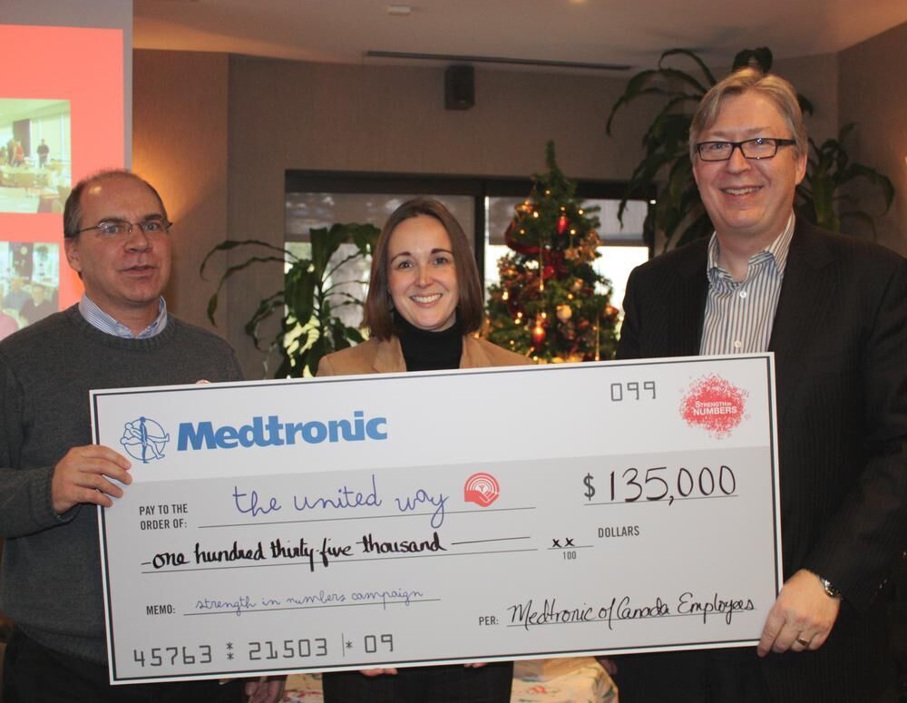 Medtronic employees help United Way