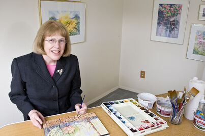 Artist puts her love of watercolour on display