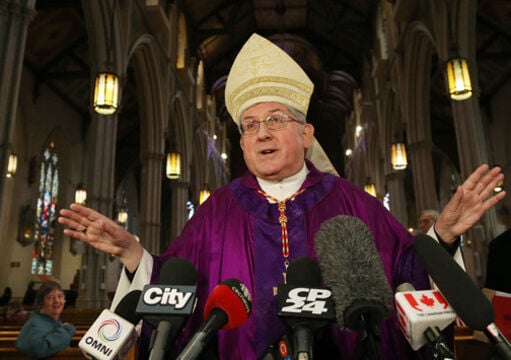 Cardinal Thomas Collins in Rome to help pick a Pope