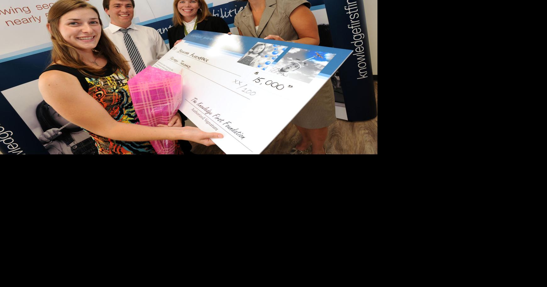 Knowledge First hands out scholarships