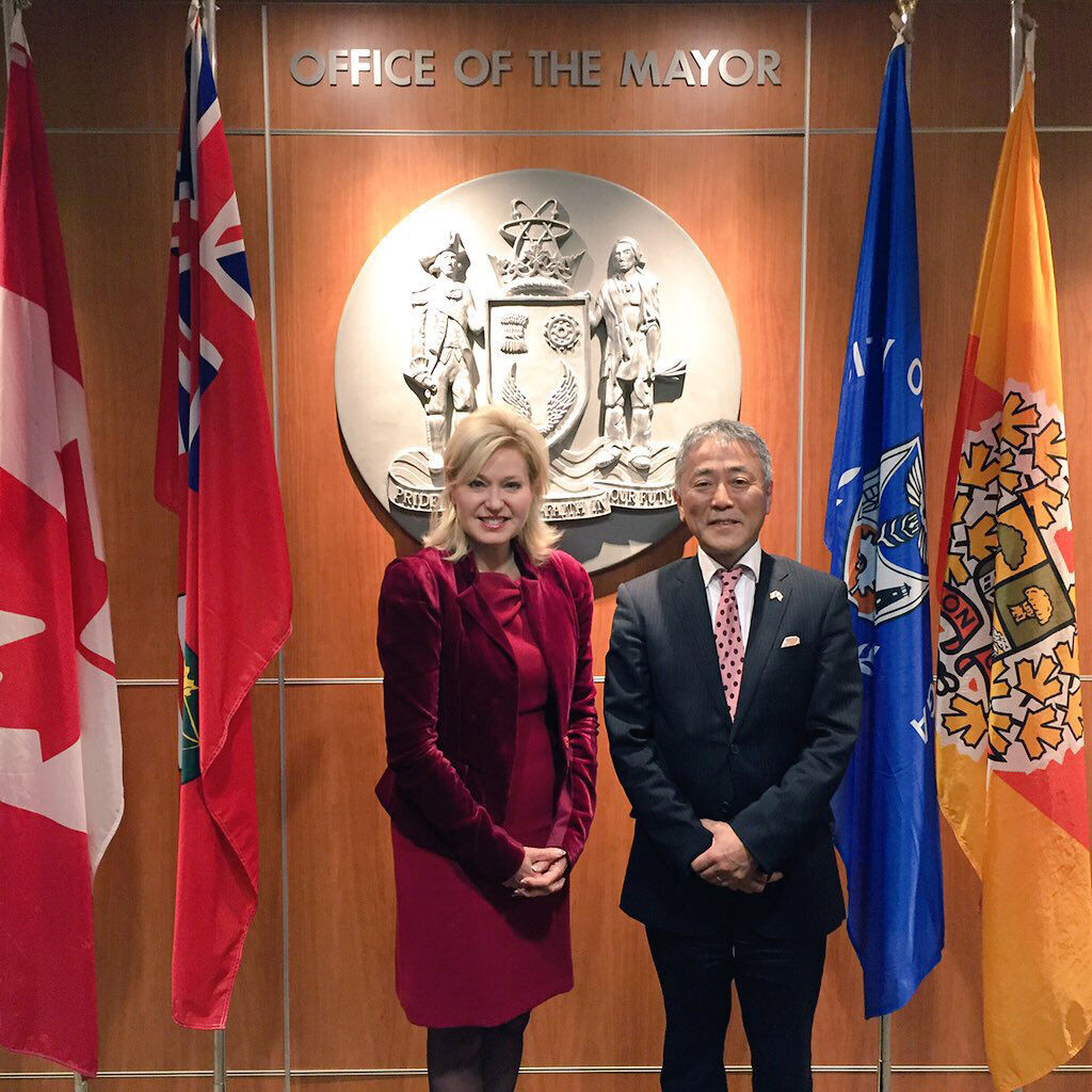 Mayor Crombie welcomes Japanese Consul General to City Hall