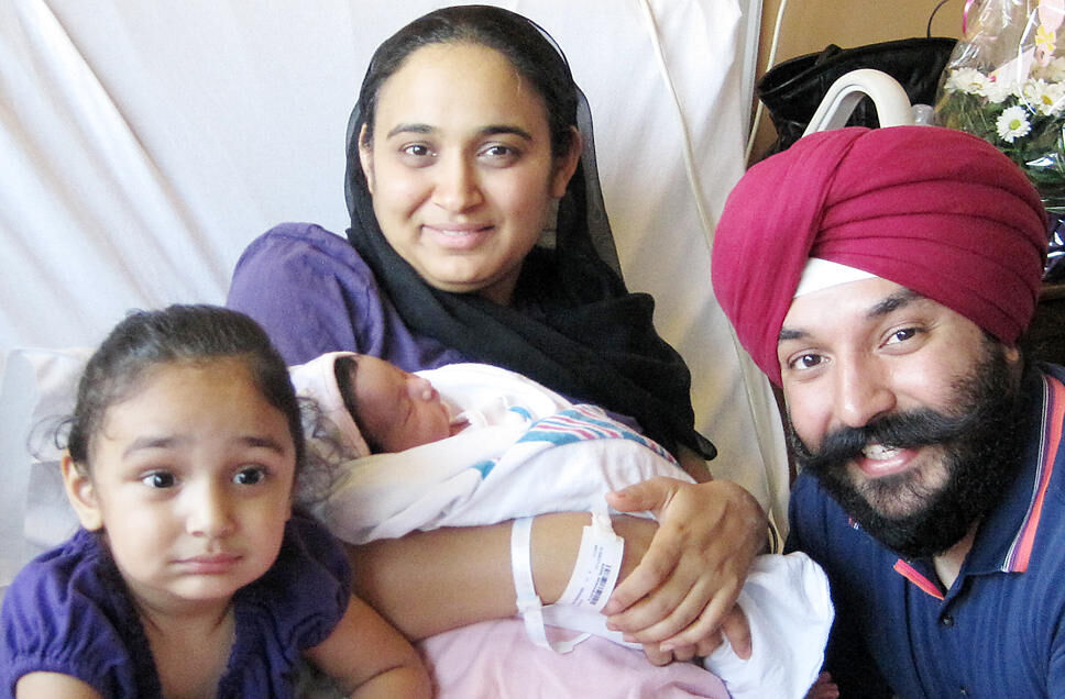 New baby for Bains
