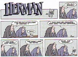 Cartoonist Jim Unger created Herman