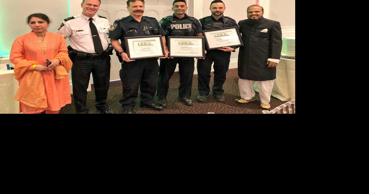 Peel police officers honoured for heroics that saved Mississauga man's life