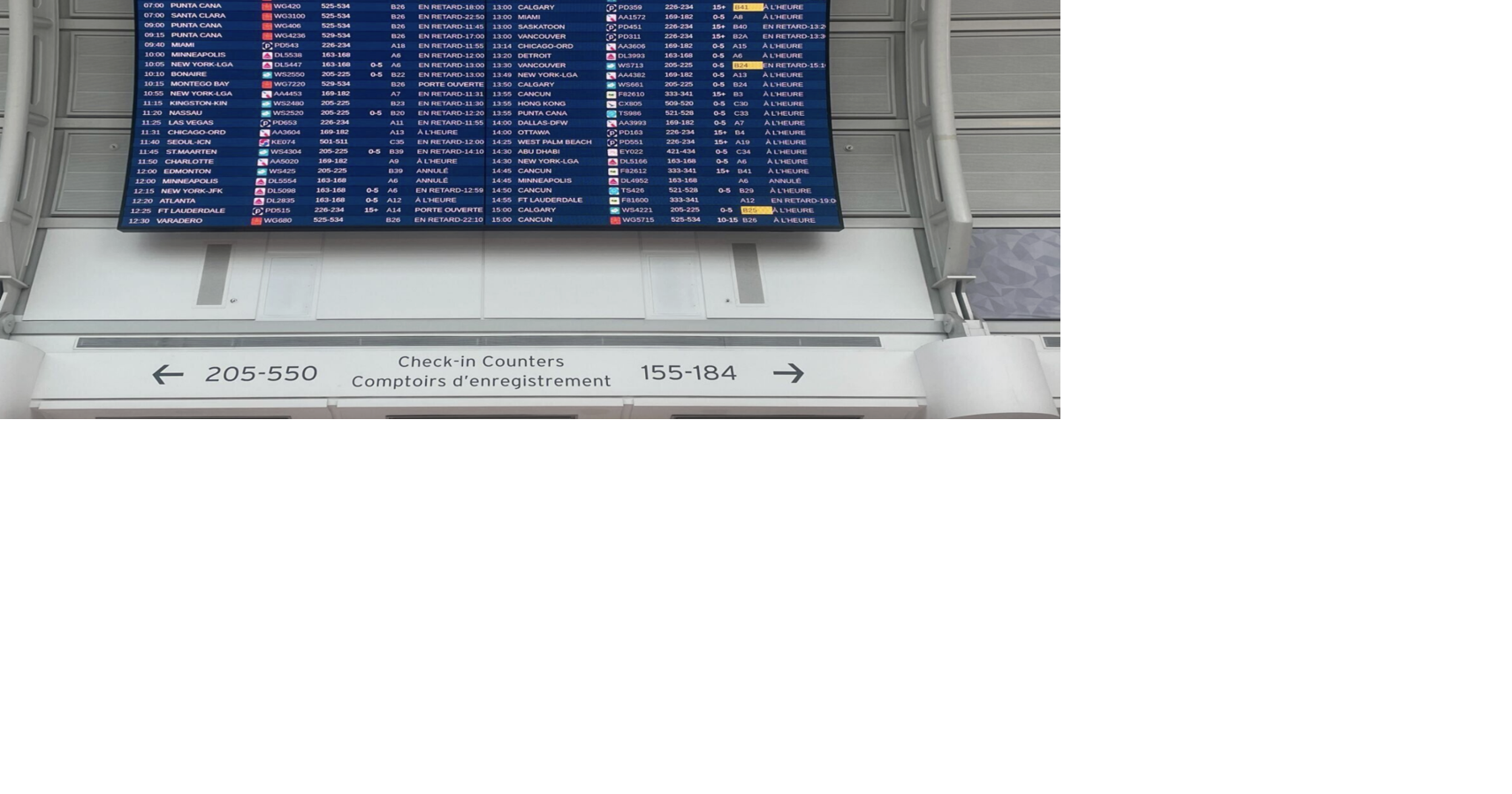 Toronto Pearson delays, cancellations, Air Transat update