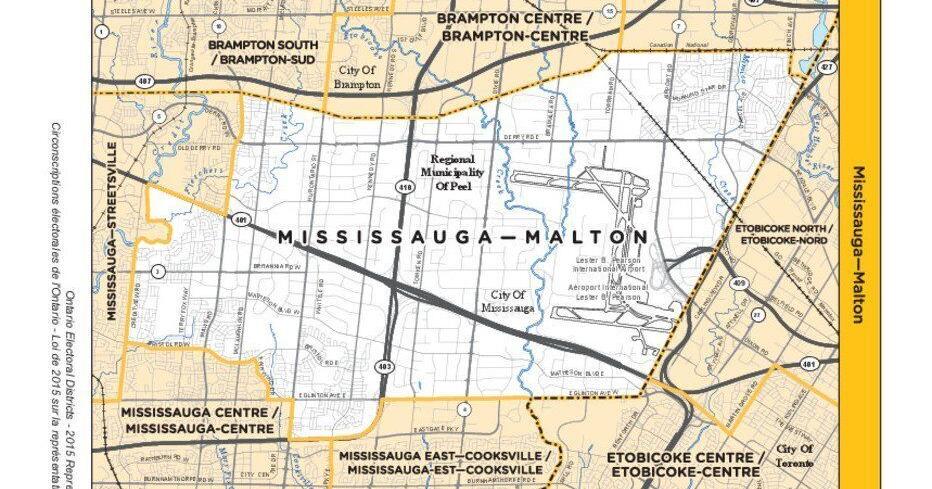 Information about voting in Mississauga-Malton on Feb. 27.