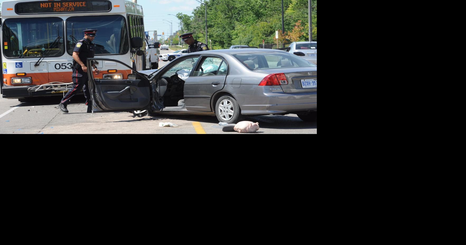 Man suffers life-threatening injuries after car and MiWay bus collide ...