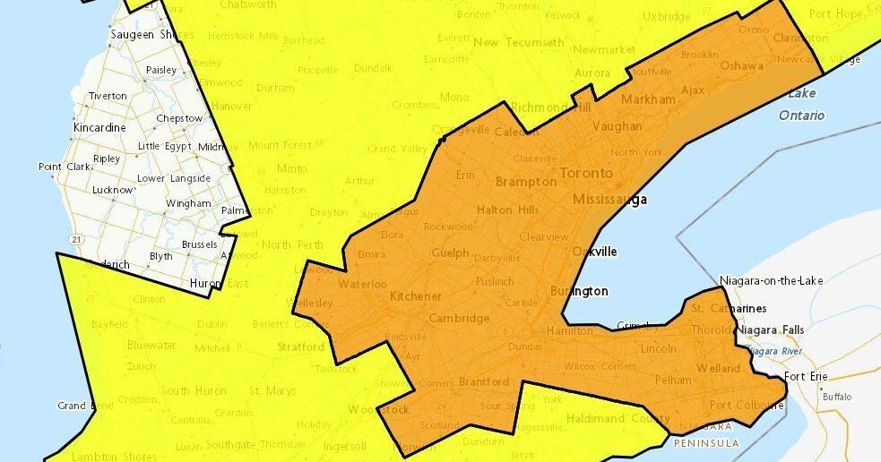 Snowfall warning ends for Peel; up to 40 cm was forecast