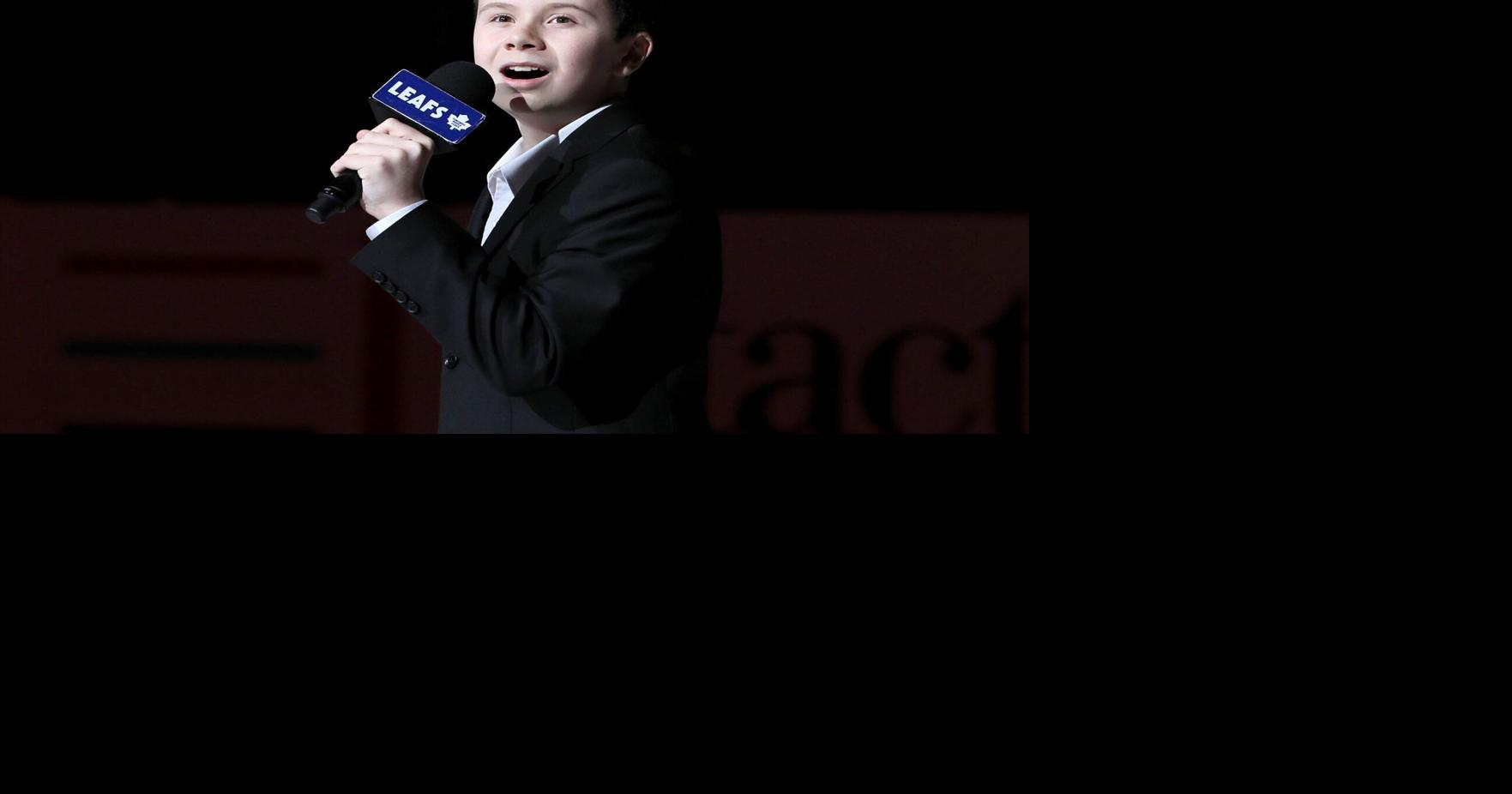 Meet the Maple Leafs’ 14-year-old Mississauga anthem singer, Mason Greer