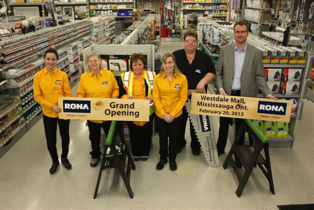 Rona sets up at Westdale Mall