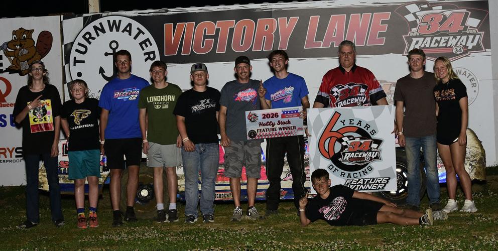 34 Raceway: Richardson holds off Phillips in epic hobby stock battle ...