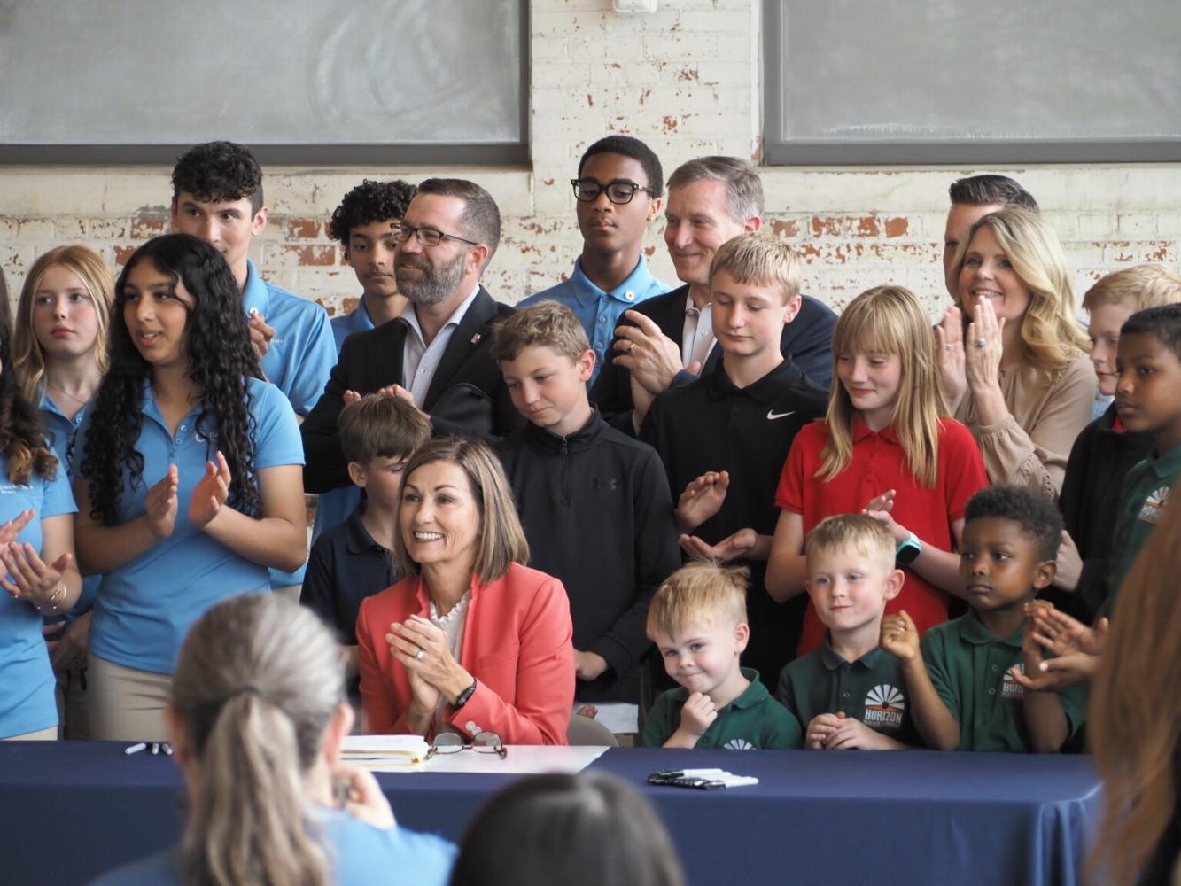 Iowa Gov. Kim Reynolds signs charter school, homeschooling bill into ...