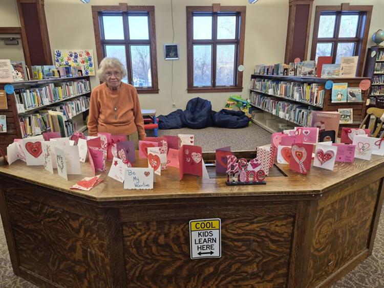 Warsaw Library Gals and community make Valentines for residents in long ...