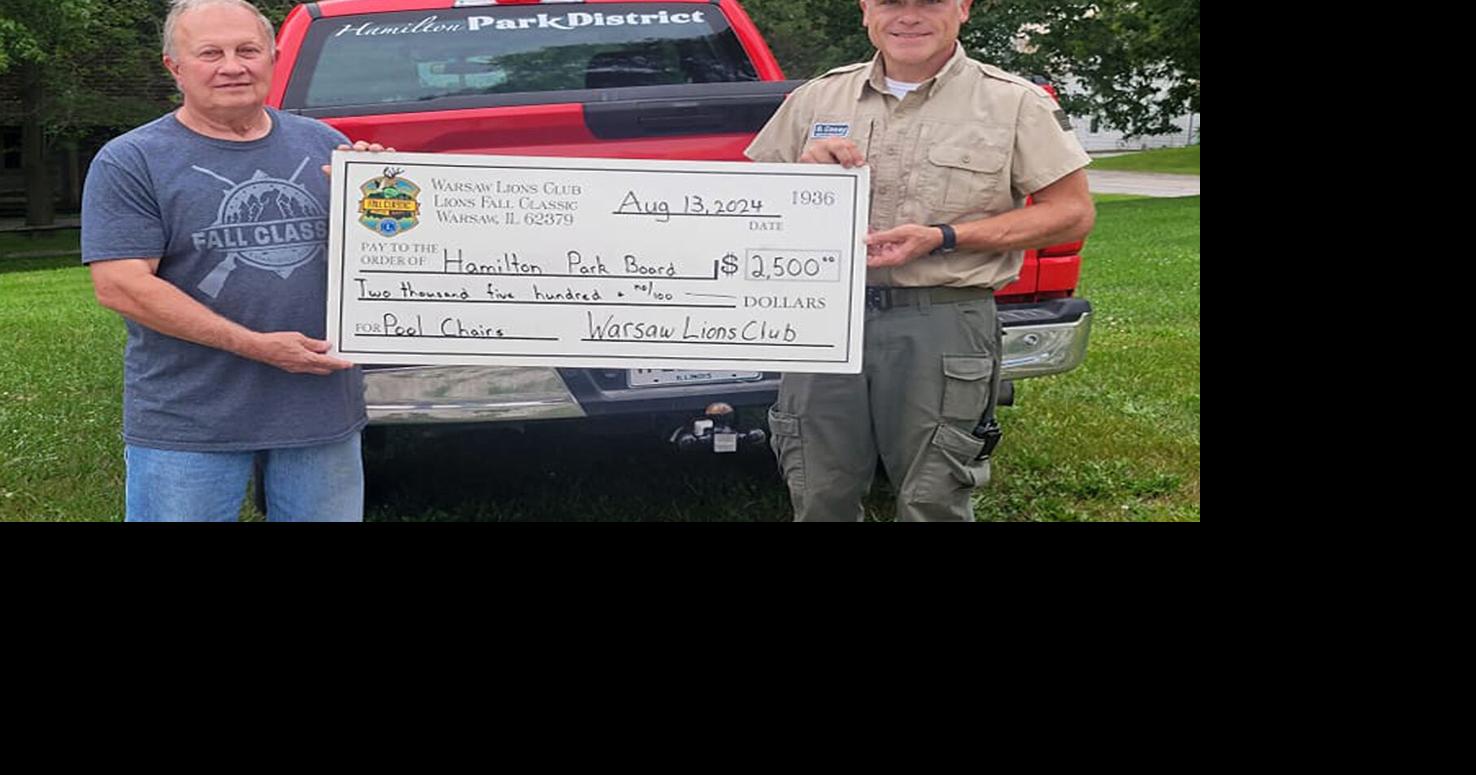 Warsaw Lions providing lounge chairs for Hamilton pool | Daily Gate ...