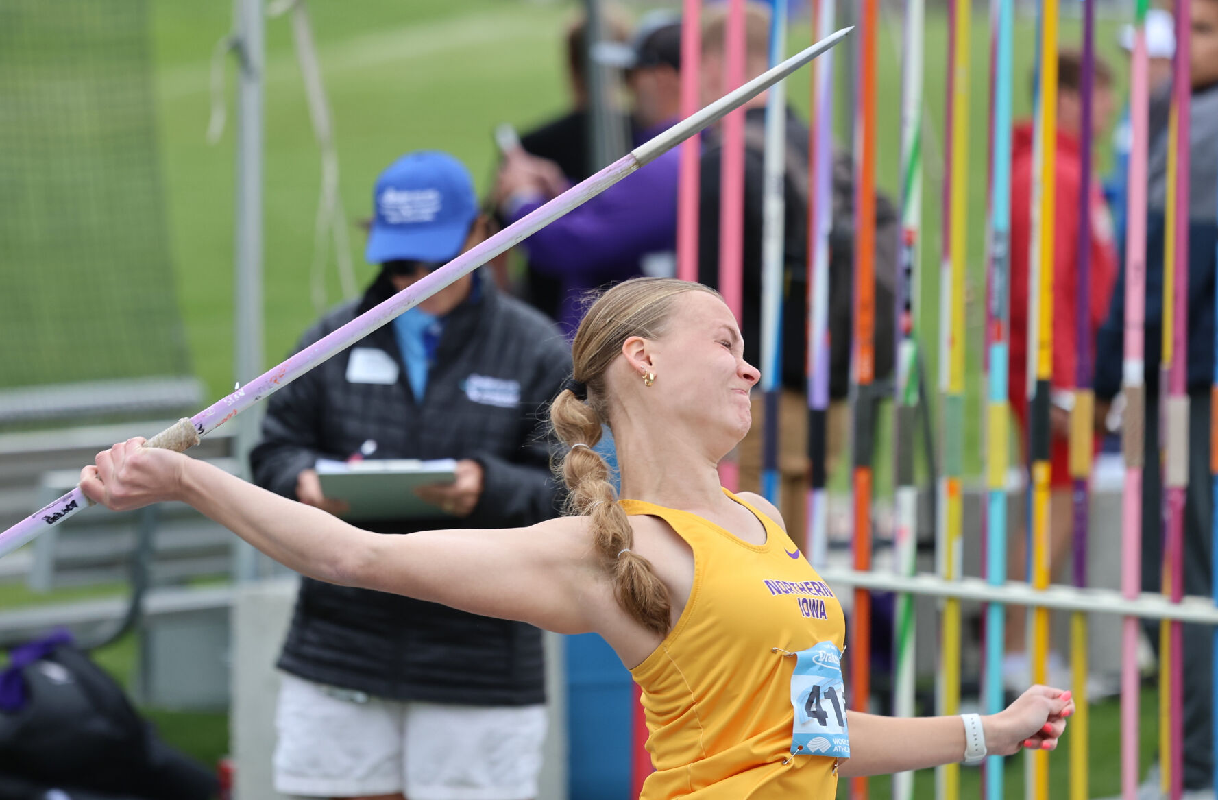 College track and field: UNI's Katy Stephens sets 5 PRs in heptathlon ...