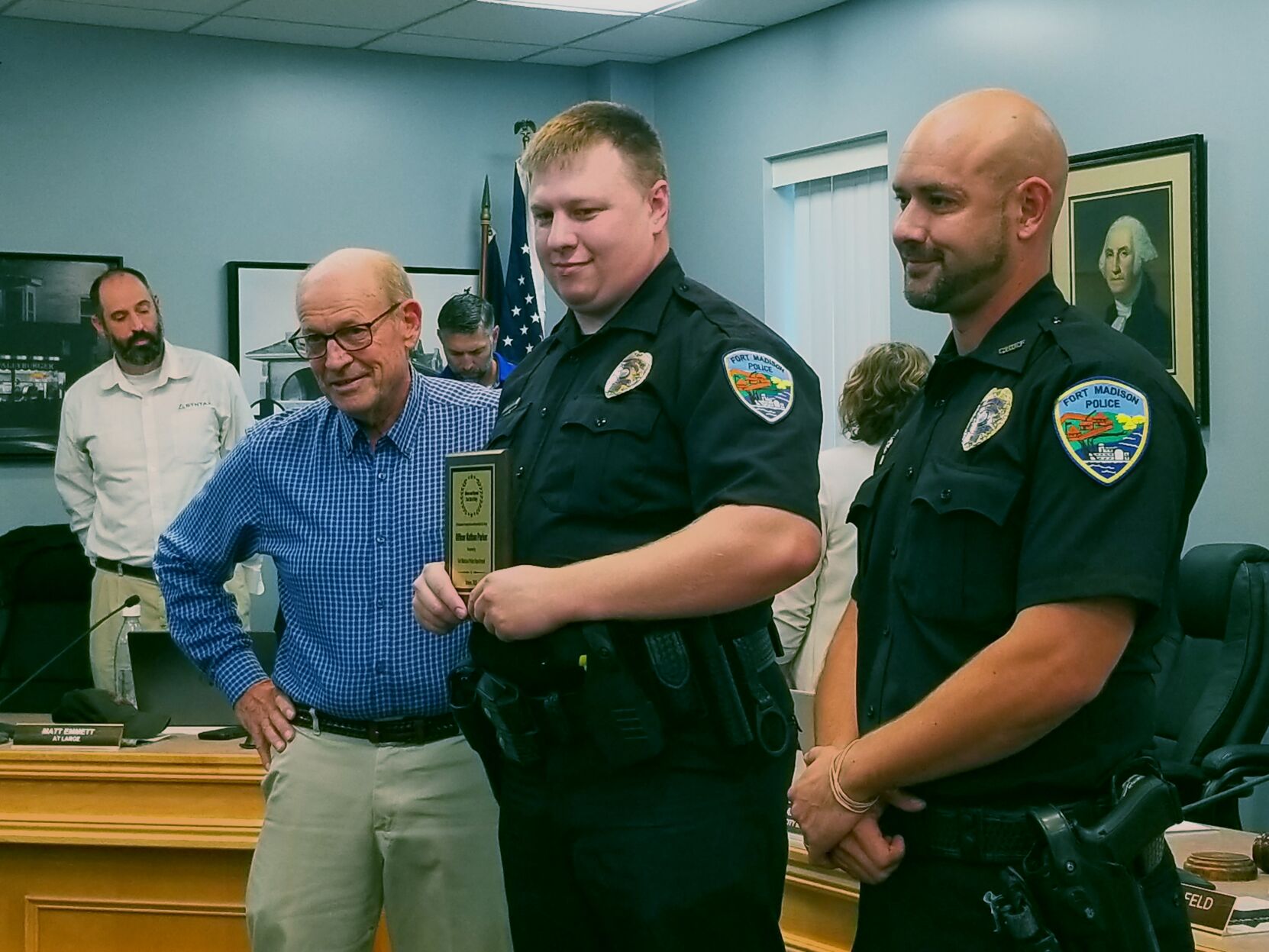 Fort Madison police officer recognized for lifesaving actions | Daily ...