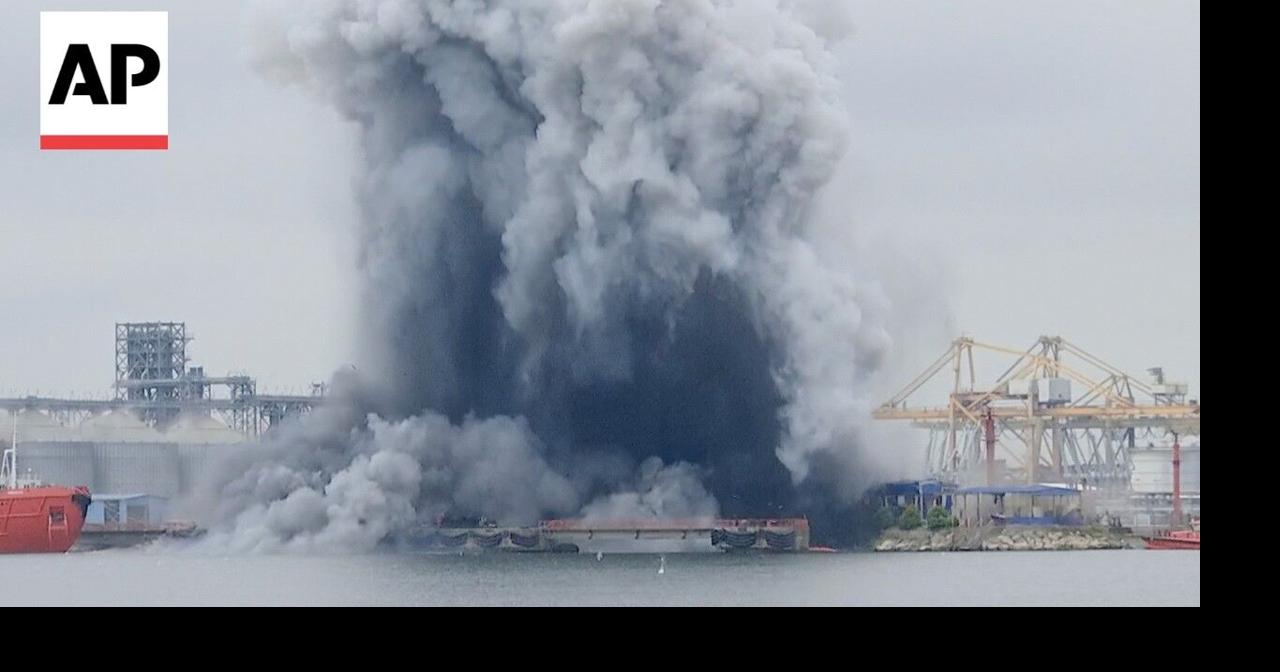 Ukraine maritime drone explodes at a Black Sea port in Romania ...