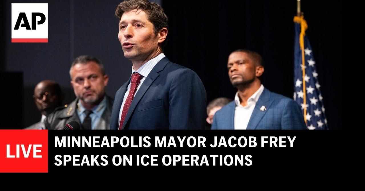 LIVE: Minneapolis Mayor Jacob Frey speaks on ICE operations ...