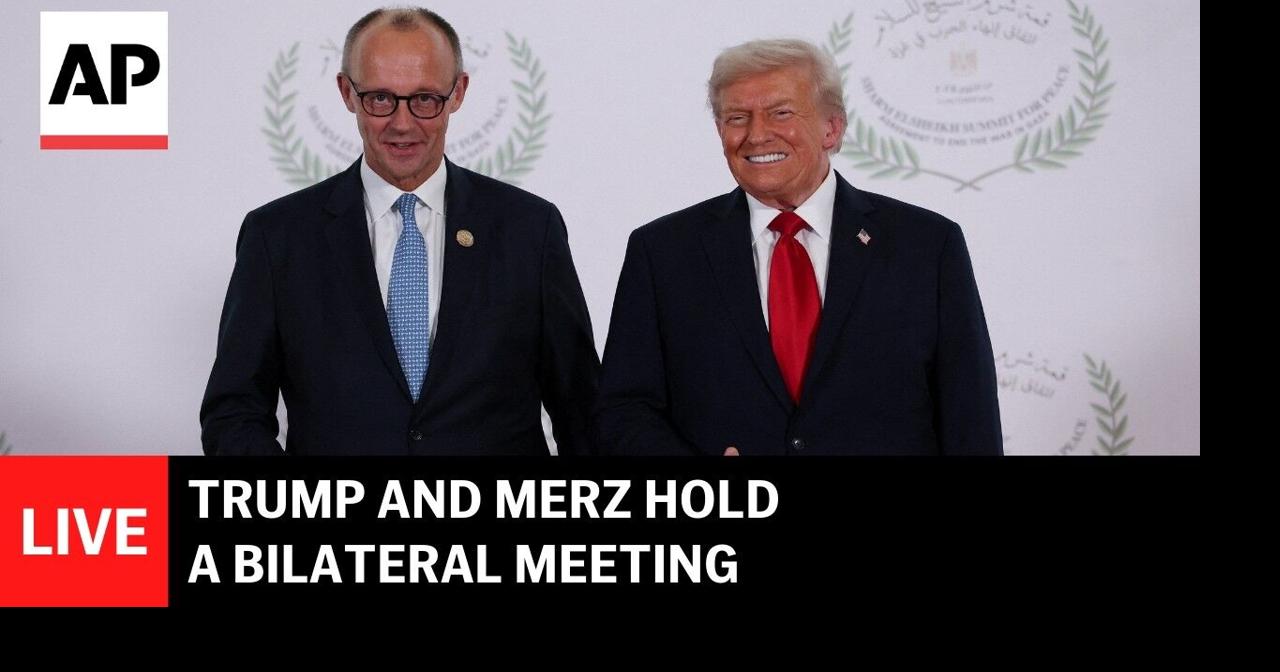 LIVE: Trump and Merz hold a bilateral meeting ...