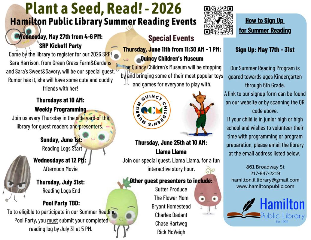 SRP 2026 Flyer - Optional back page | Daily Gate City - Keokuk, Iowa ...