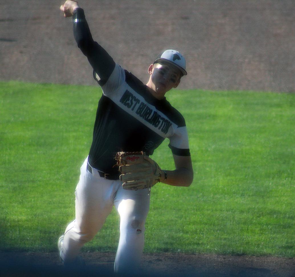 Prep baseball: Lotzow, West Burlington slam Wolves | The Hawk Eye ...