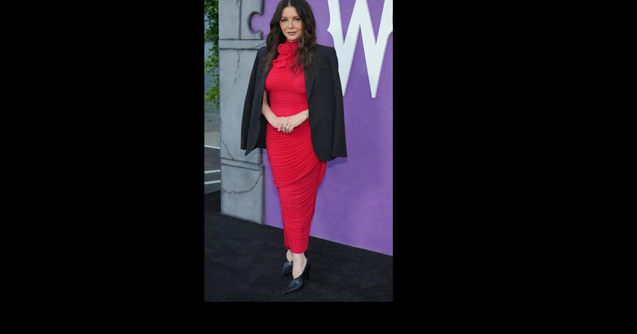 Catherine Zeta-Jones taps into her motherly instincts to play Morticia ...
