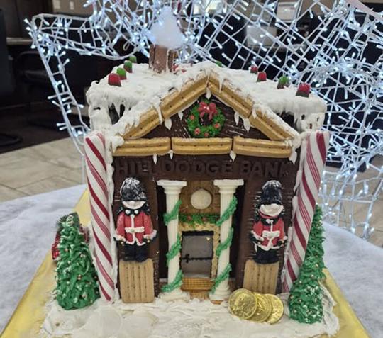 Award winning gingerbread entry on display at bank | Daily Gate City ...