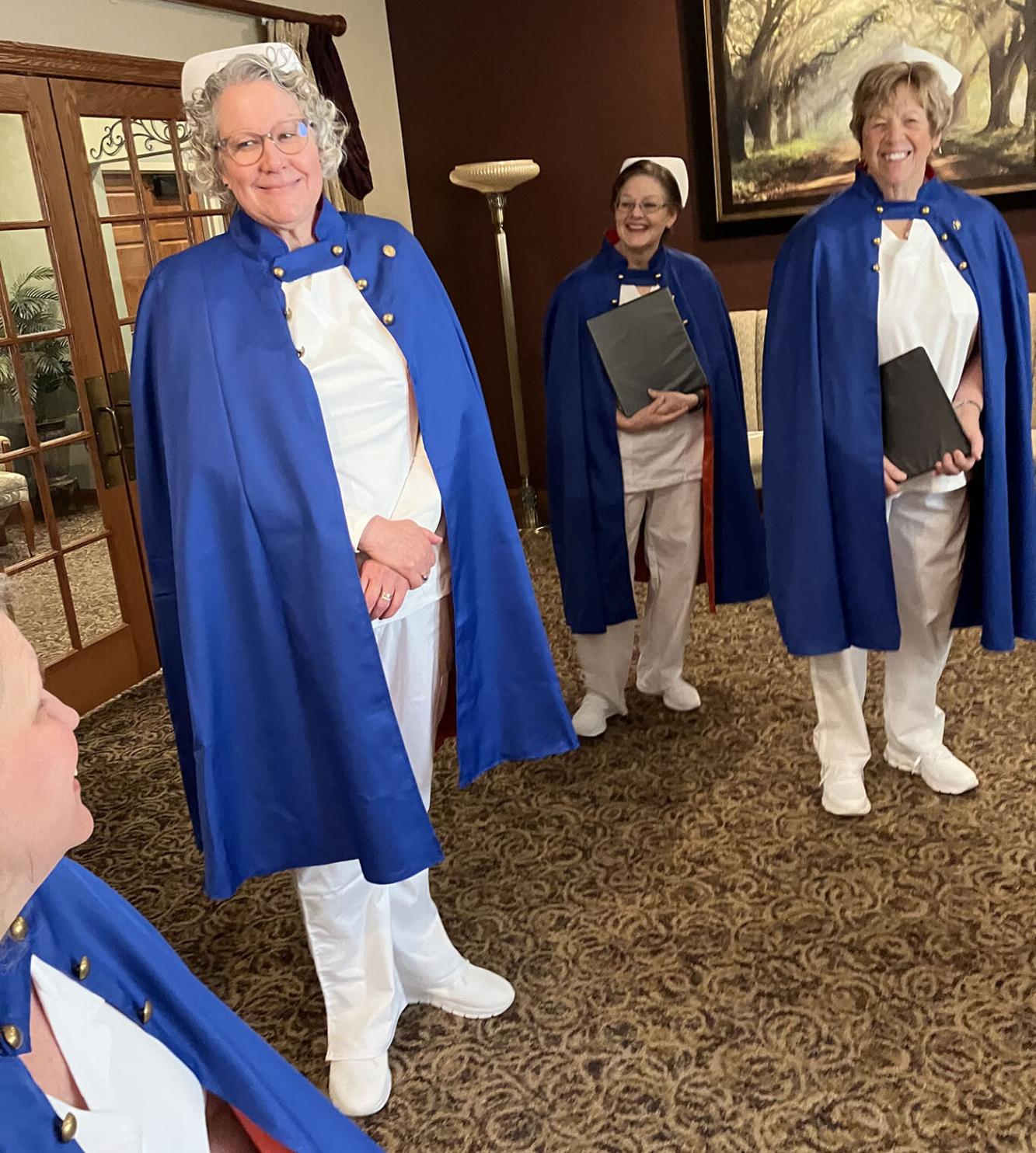 Honor guard forms to pay respect for a career of service in nursing ...