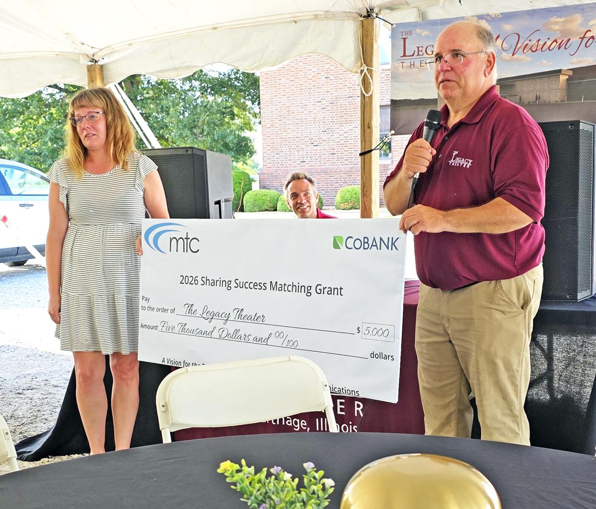 MTC Communications Donates $5,000 to Legacy Theater’s Capital Campaign ...