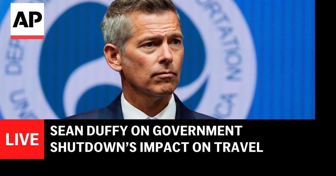 LIVE: Sean Duffy holds press conference on government shutdown’s impact ...