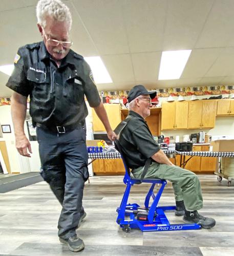 New Lift Chair helps prevent EMT back injuries | Hancock County Journal ...